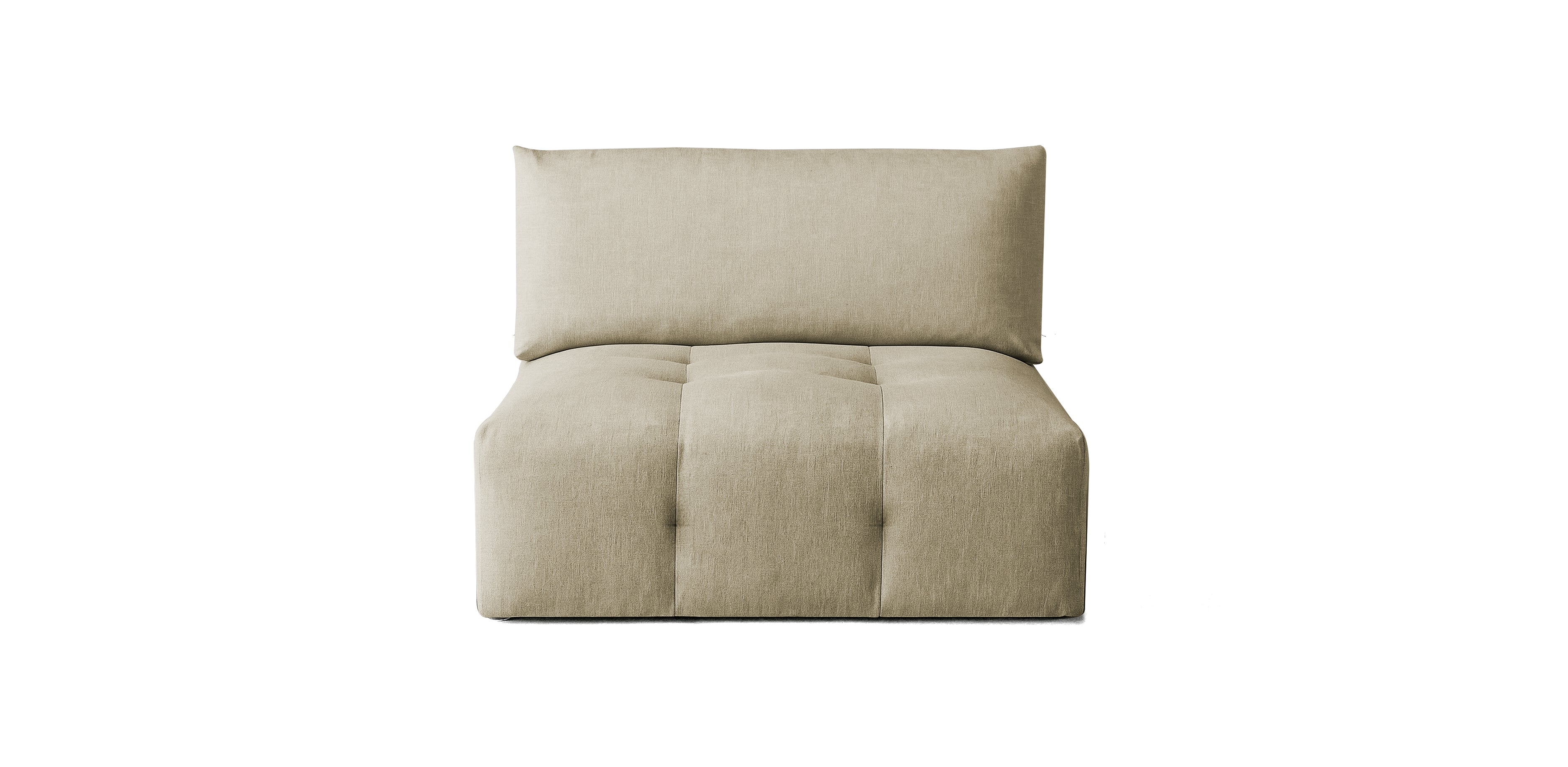 Bran Linen Armless Chair – Belong