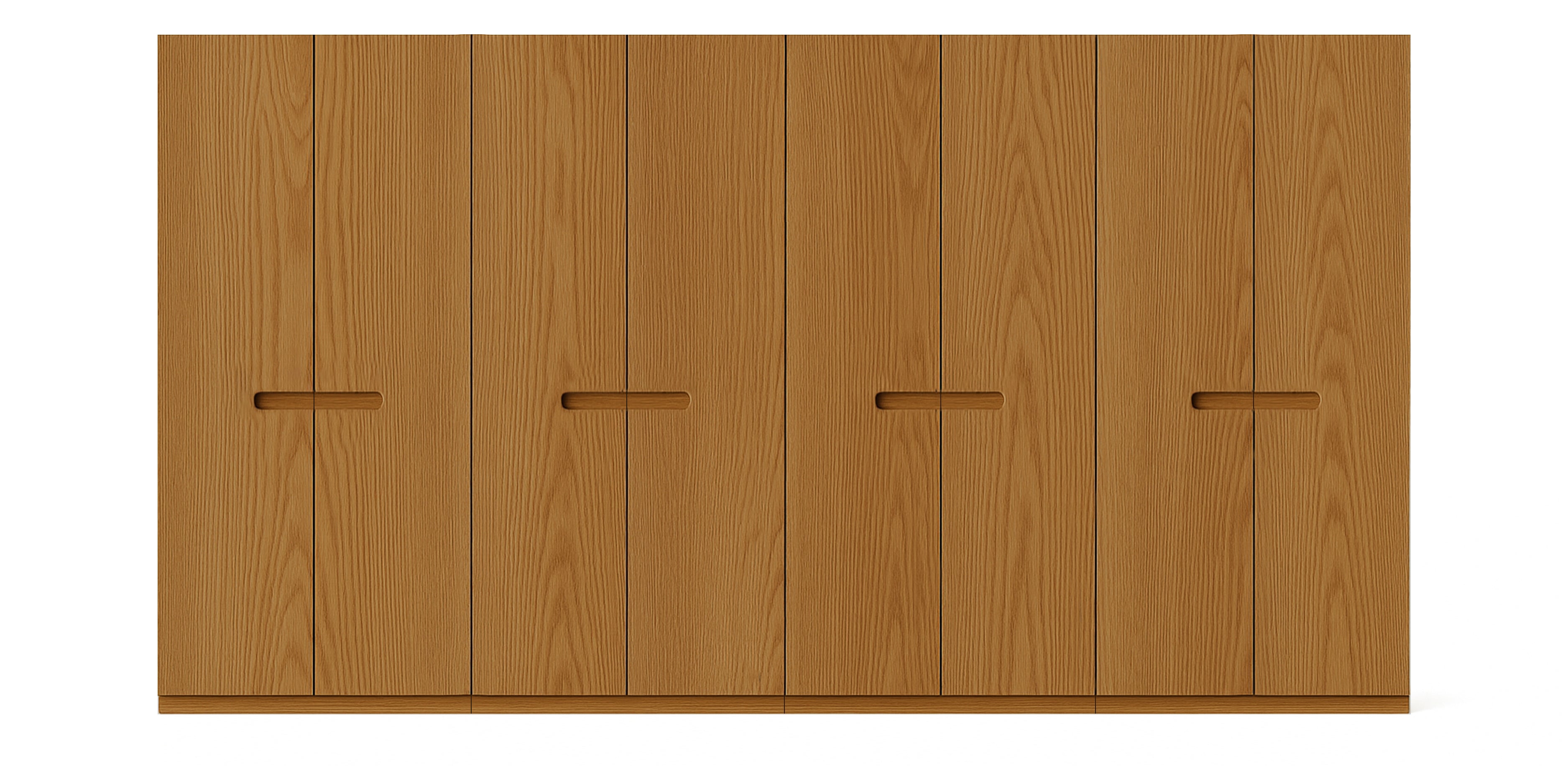 Gloam Quad Natural Veneer Wardrobe – Belong