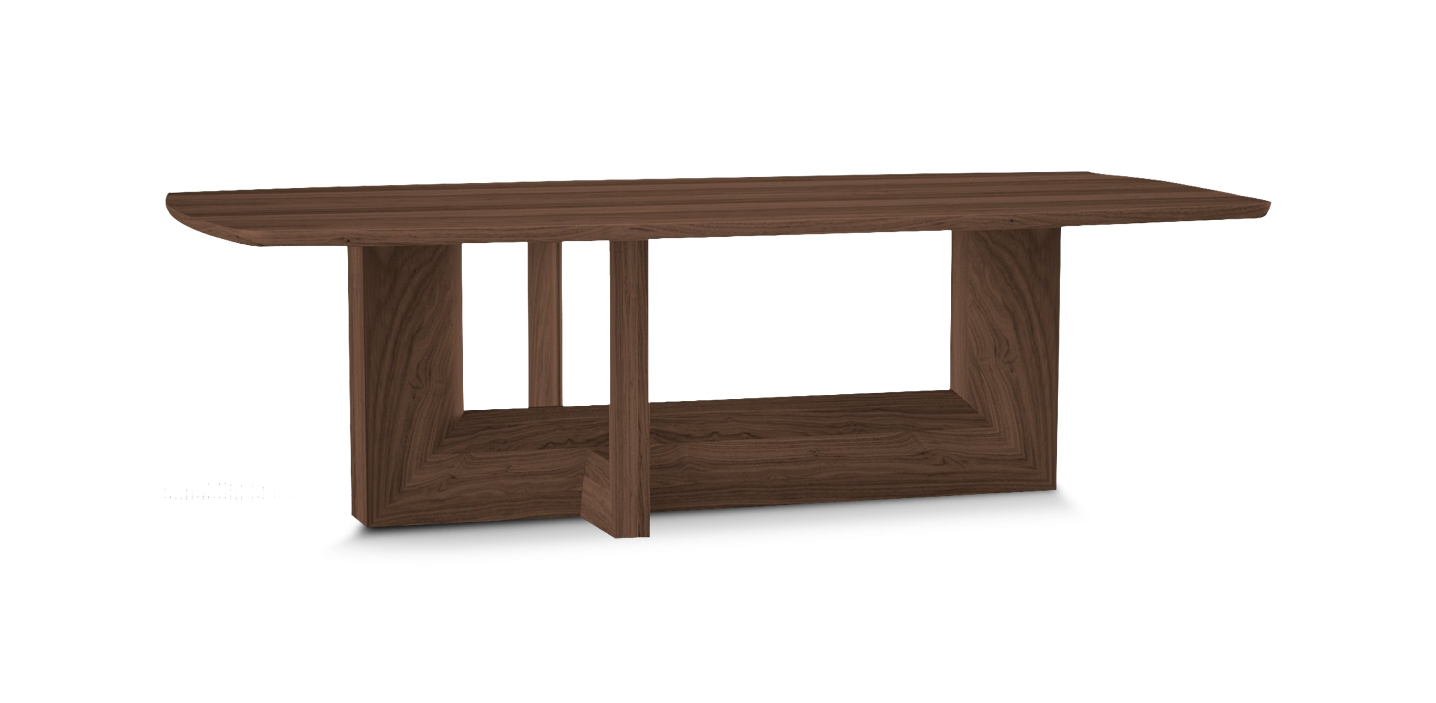 Walnut Natural Veneer Dining Table – Belong